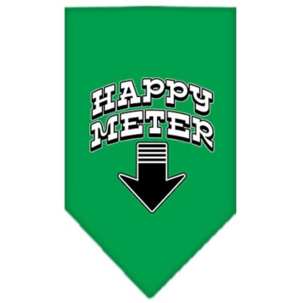 Mirage Pet Products Happy Meter Screen Print Bandana for Pets, Small