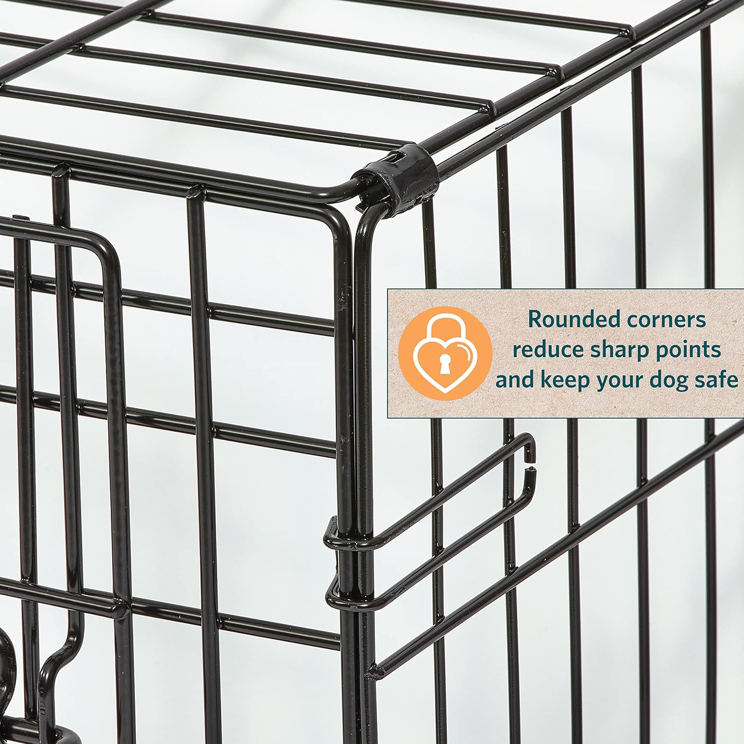 MidWest Homes for Pets Small Dog Crate | Life Stages 24' Folding