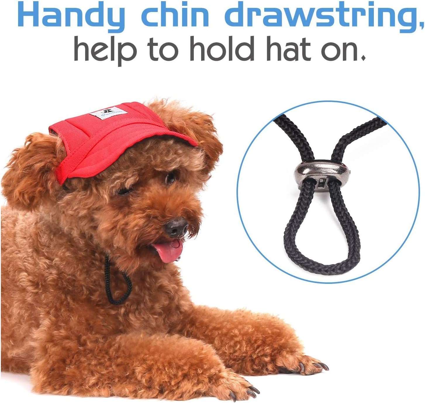 Pawaboo Dog Baseball Cap, Adjustable Dog Outdoor Sport